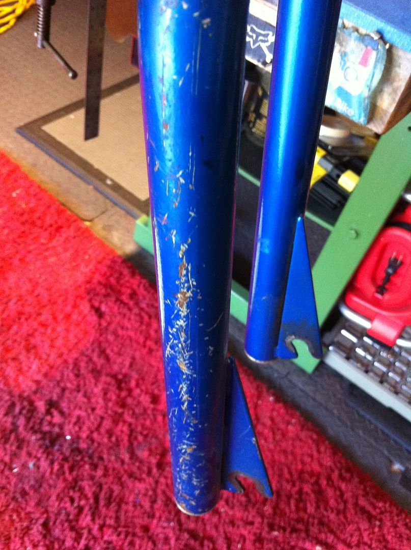 One proud Pappa... SMURF!! Return of the Craigslist "Smurf" bike ...